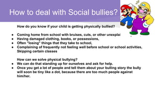 Bullying Presentation | PPTX