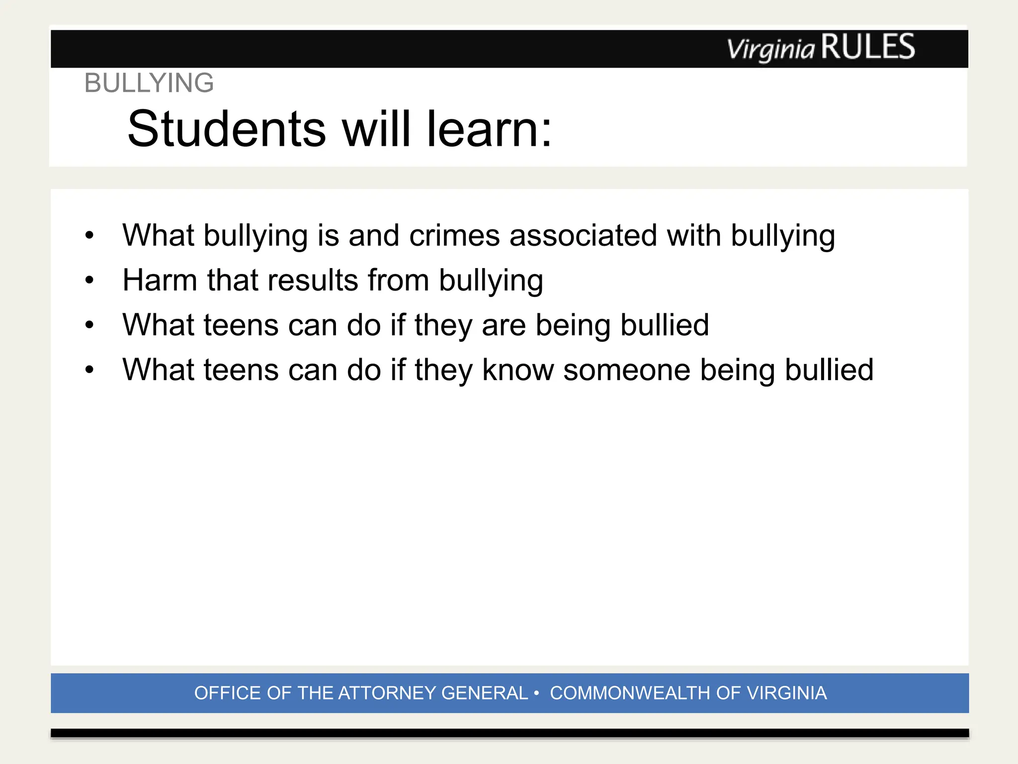 Bullying Prevention owerpointt presentation | PPTX