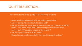 Bullying prevention #1 2016 | PPTX | Education