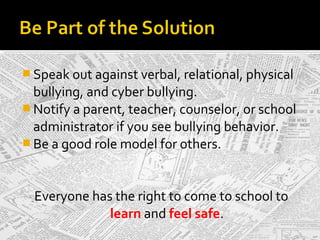 Bullying prevention 2015 #2 | PPT