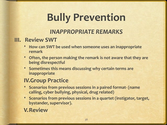 Bullying prevention pbis presentation nov2012 | PPT