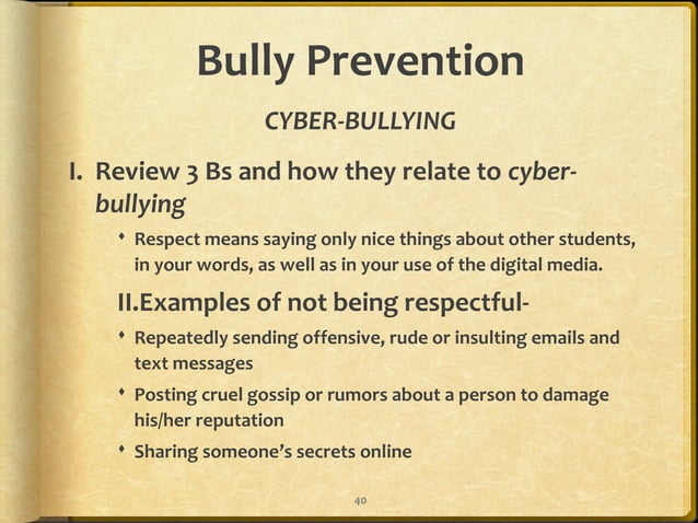 Bullying prevention pbis presentation nov2012 | PPT