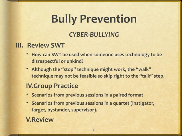Bullying prevention pbis presentation nov2012 | PPT