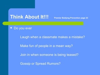 Bullying prevention presentation_to_6th_grade (1) | PPT