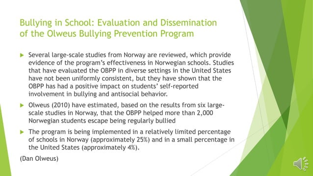Bullying prevention program final | PPTX