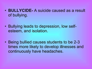 Bullying project | PPT