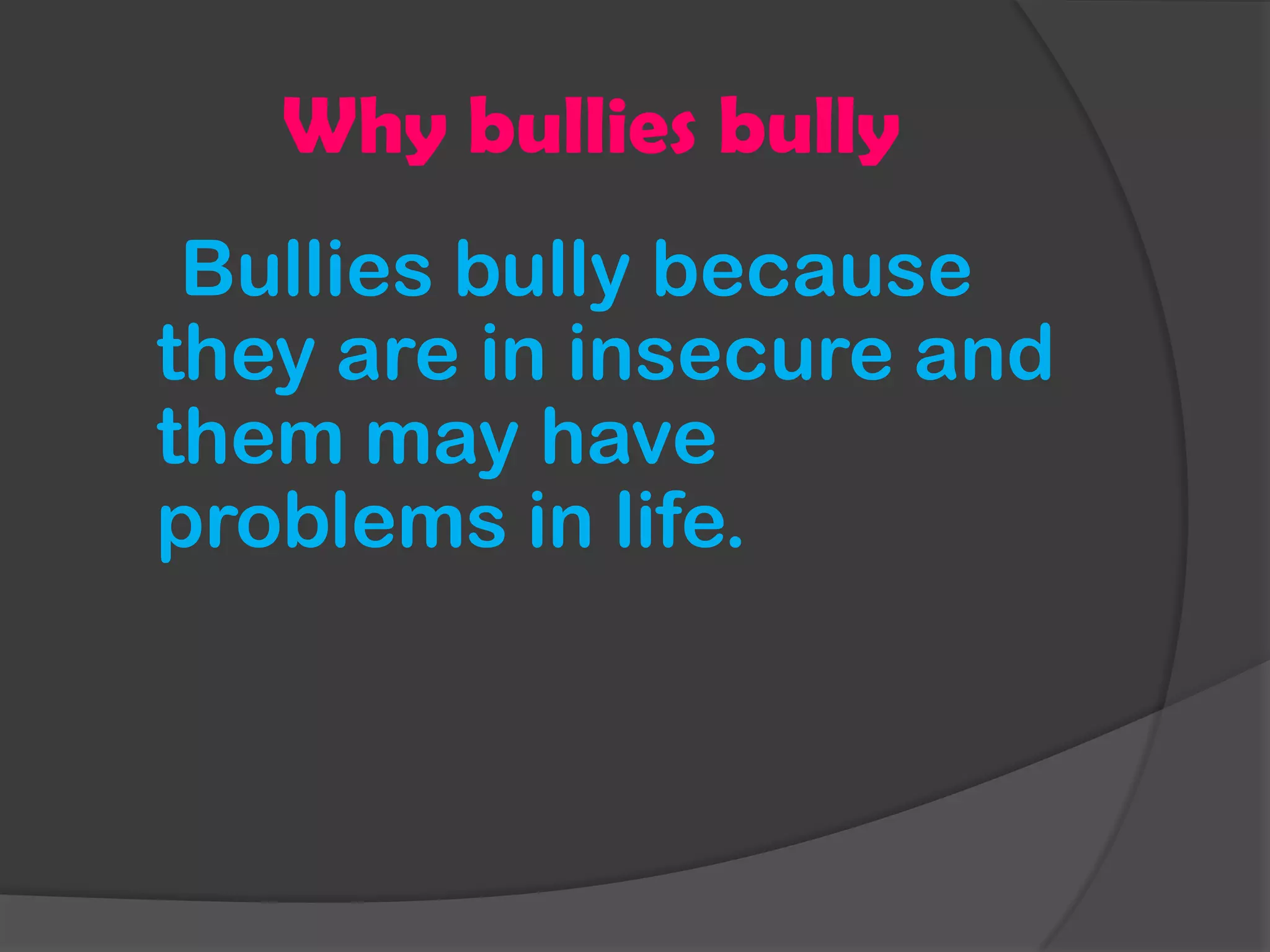 Anti-bullying Presentation #1 | PPTX