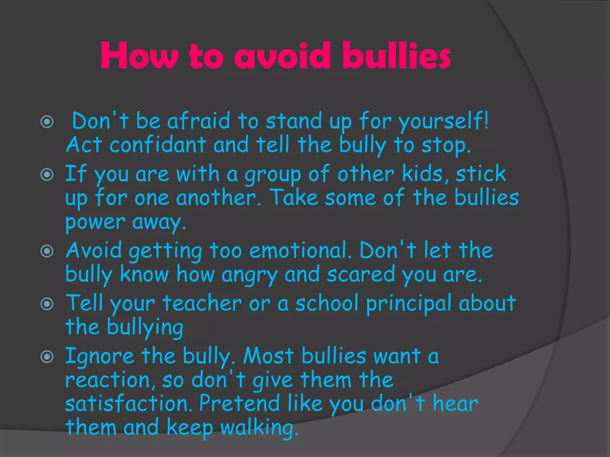 Anti-bullying Presentation #1 | PPTX