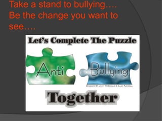 Anti-bullying Presentation #1 | PPTX