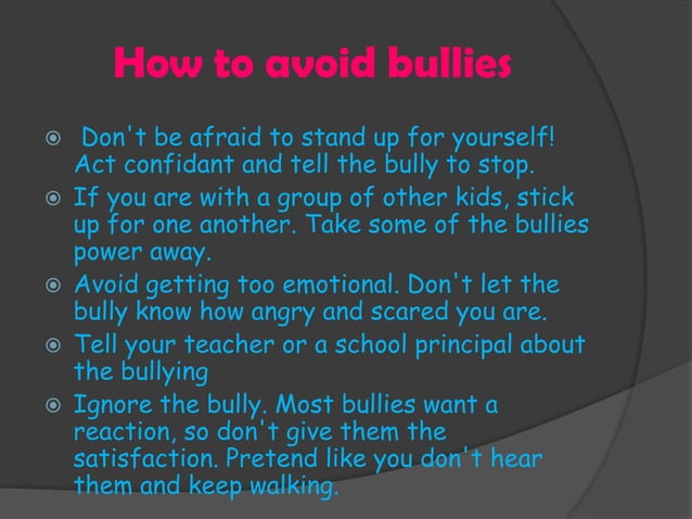 Anti-bullying Presentation #1 | PPTX