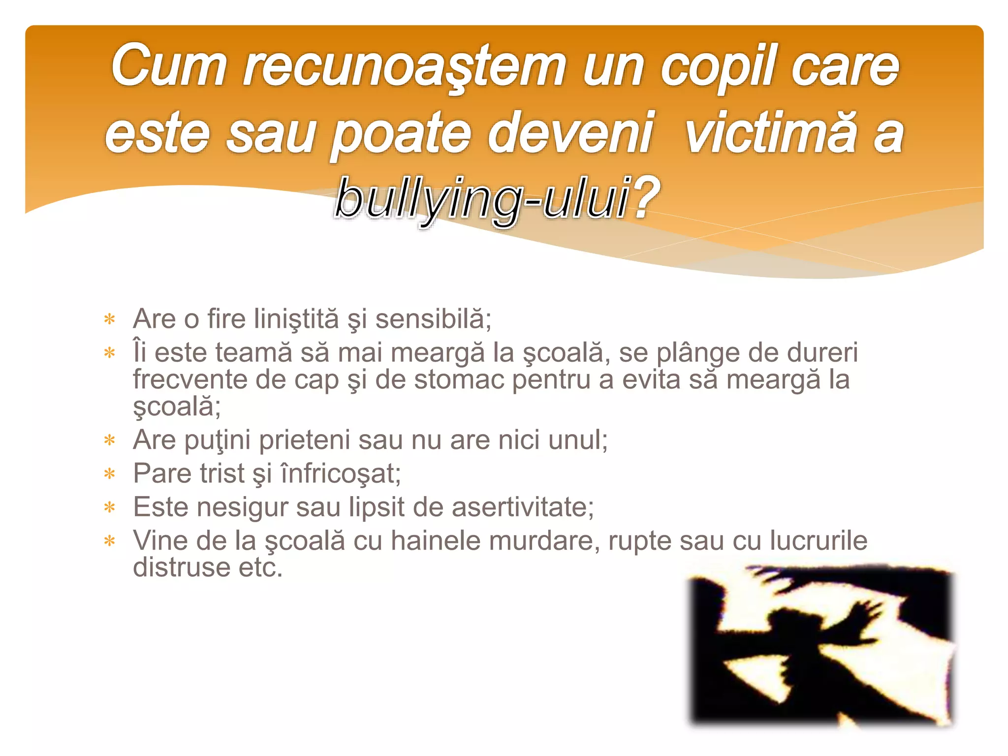 Hartuirea fizica si psihica-Bullyingul in scoala | PPTX