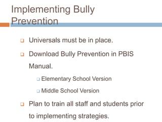 Bully+prevention | PPTX