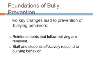 Bully+prevention | PPTX | Educational Assessment | Education