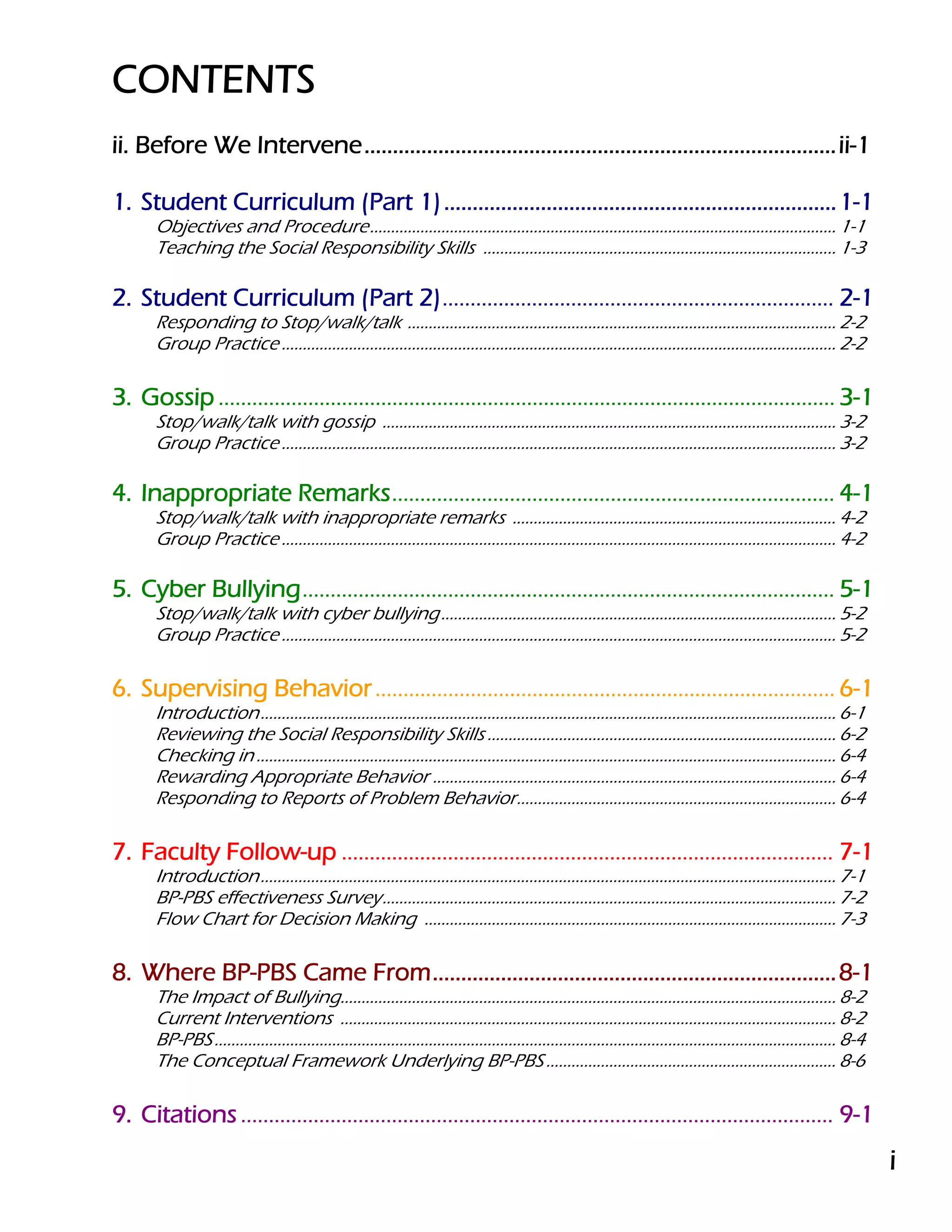 Bully prevention pbs - middle school | PDF