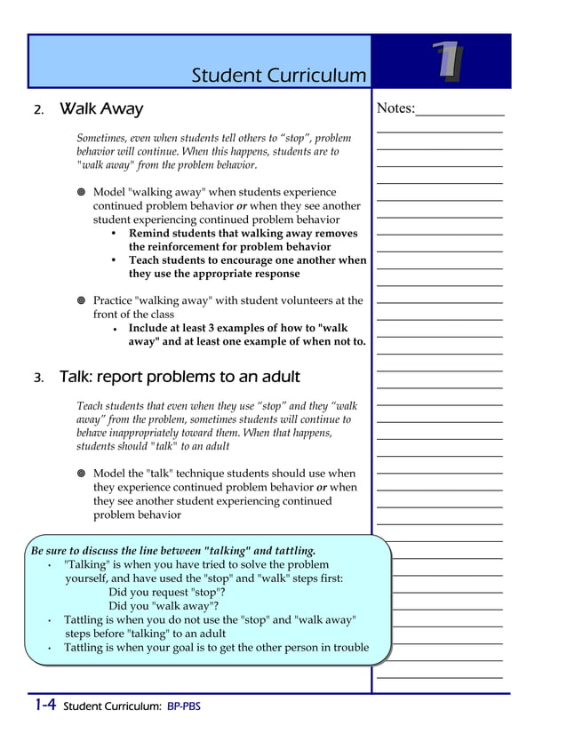 Bully prevention pbs - middle school | PDF