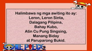 Bulong at Awiting Bayan.............pptx