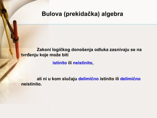 Bulova algebra | PPT