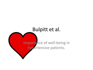 Bulpitt et al | PPTX