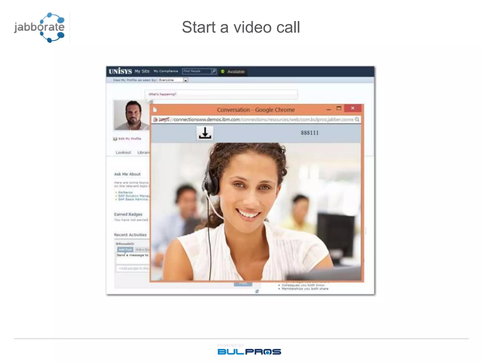 Jabber integration with SAP | PPTX | Web Conferencing | Computer Software and Applications