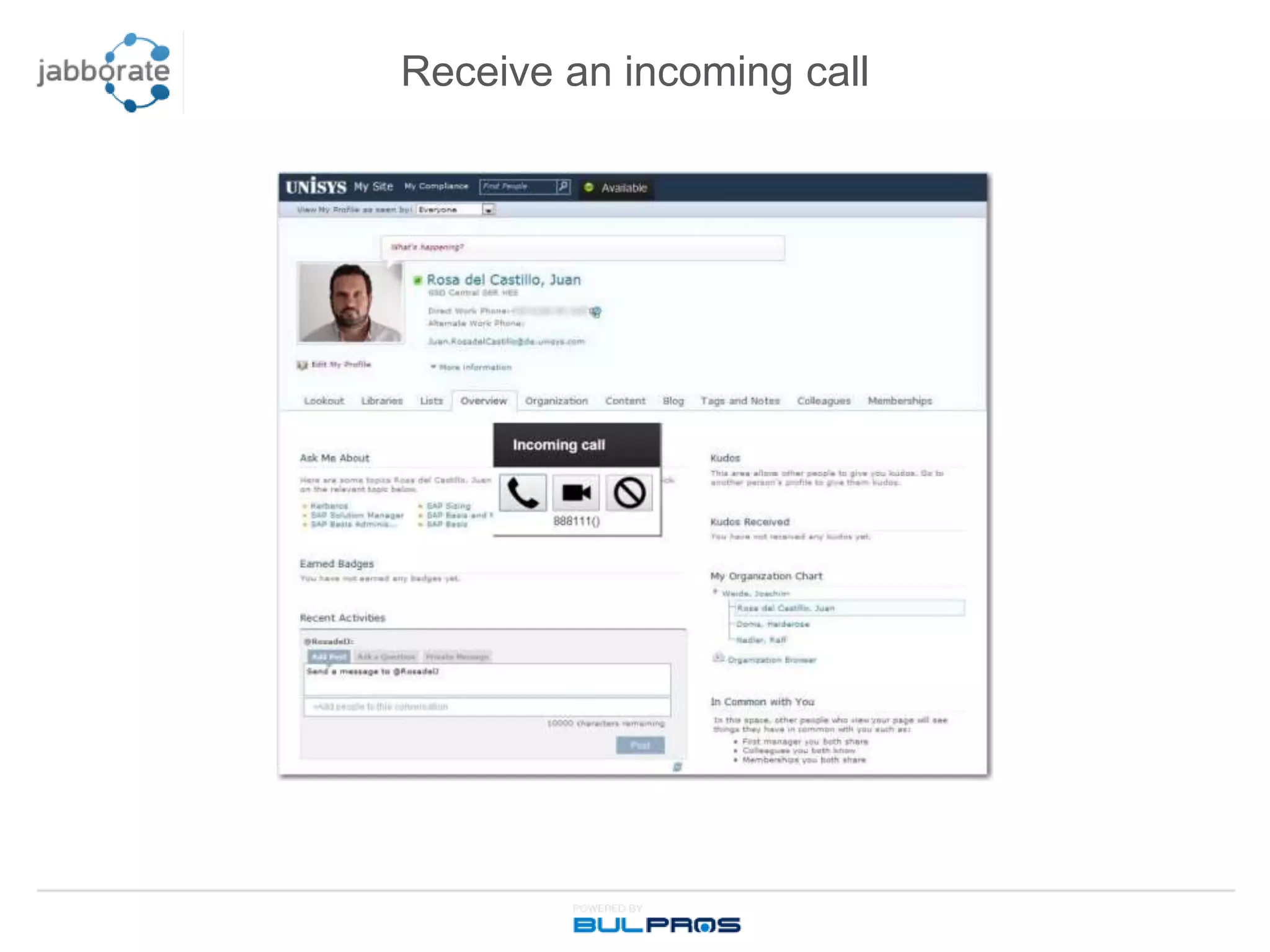 Jabber integration with SAP | PPTX | Web Conferencing | Computer Software and Applications