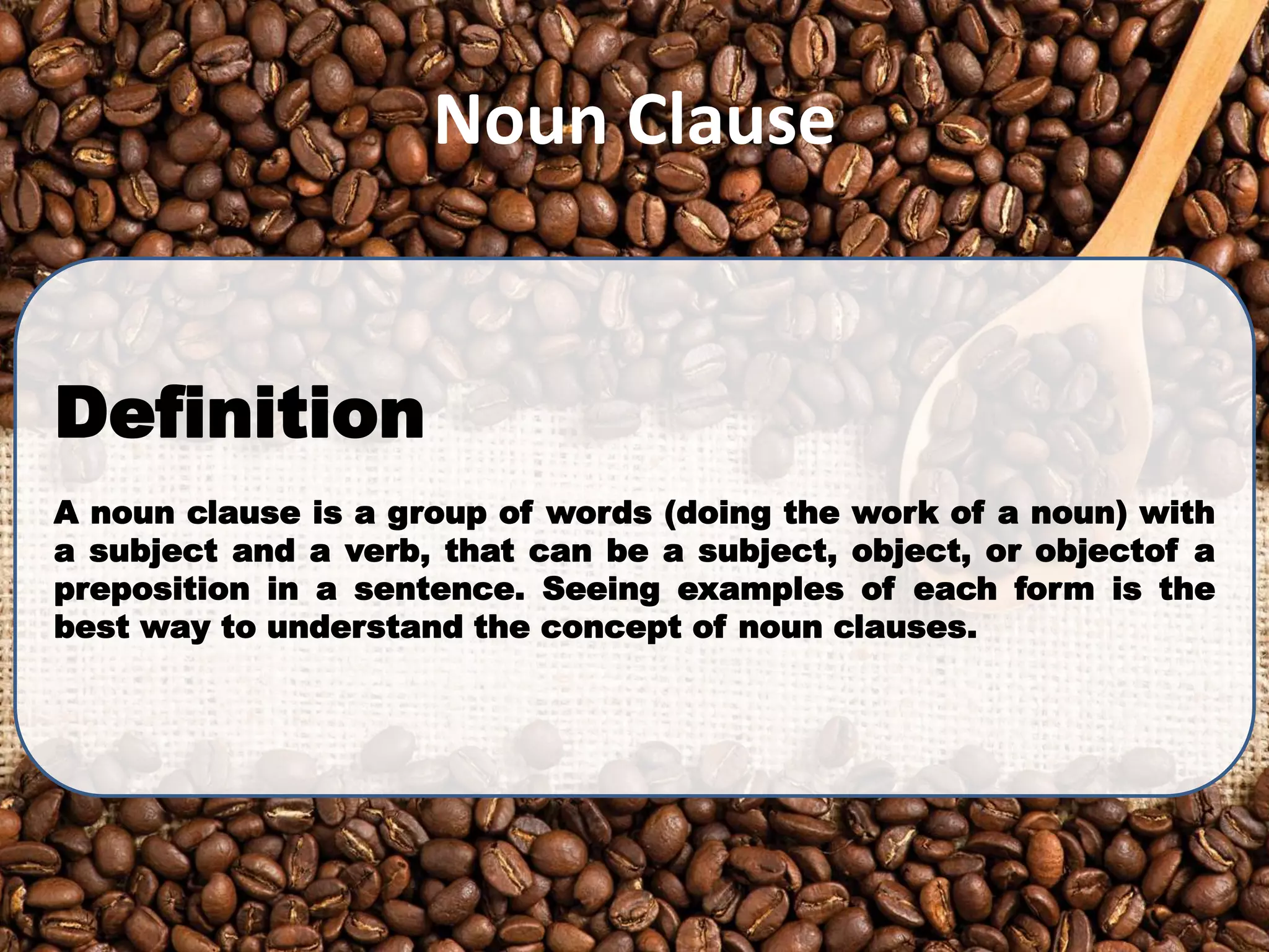 Noun Clause | PPT