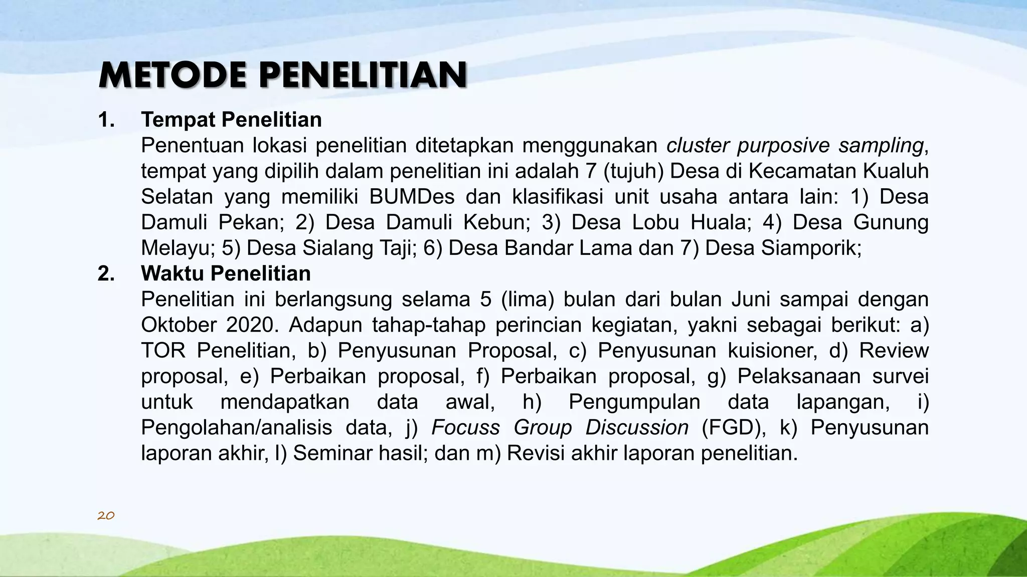 Badan Usaha Milik Desa | PPTX