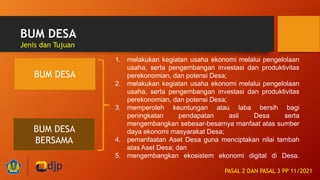 Tinjauan Aspek Perpajakan BUMDes dan BUMDesMa | PDF