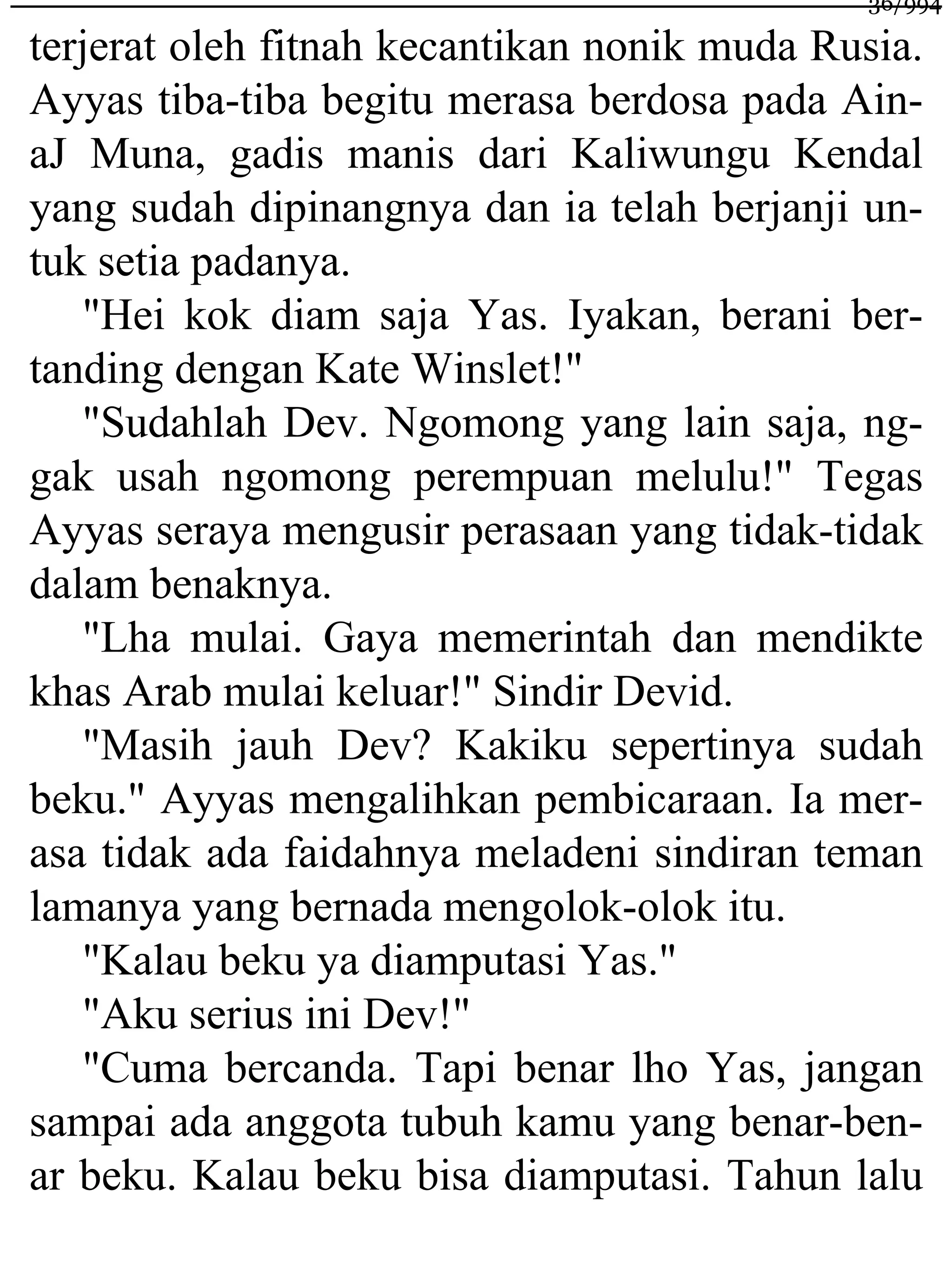 Novel Bumi Cinta Kang Abik | PDF