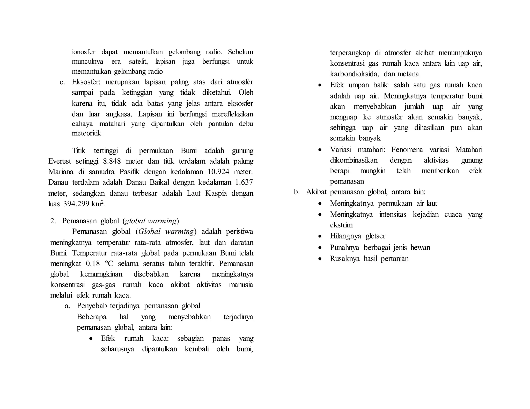 Bumi dan tata surya | DOCX