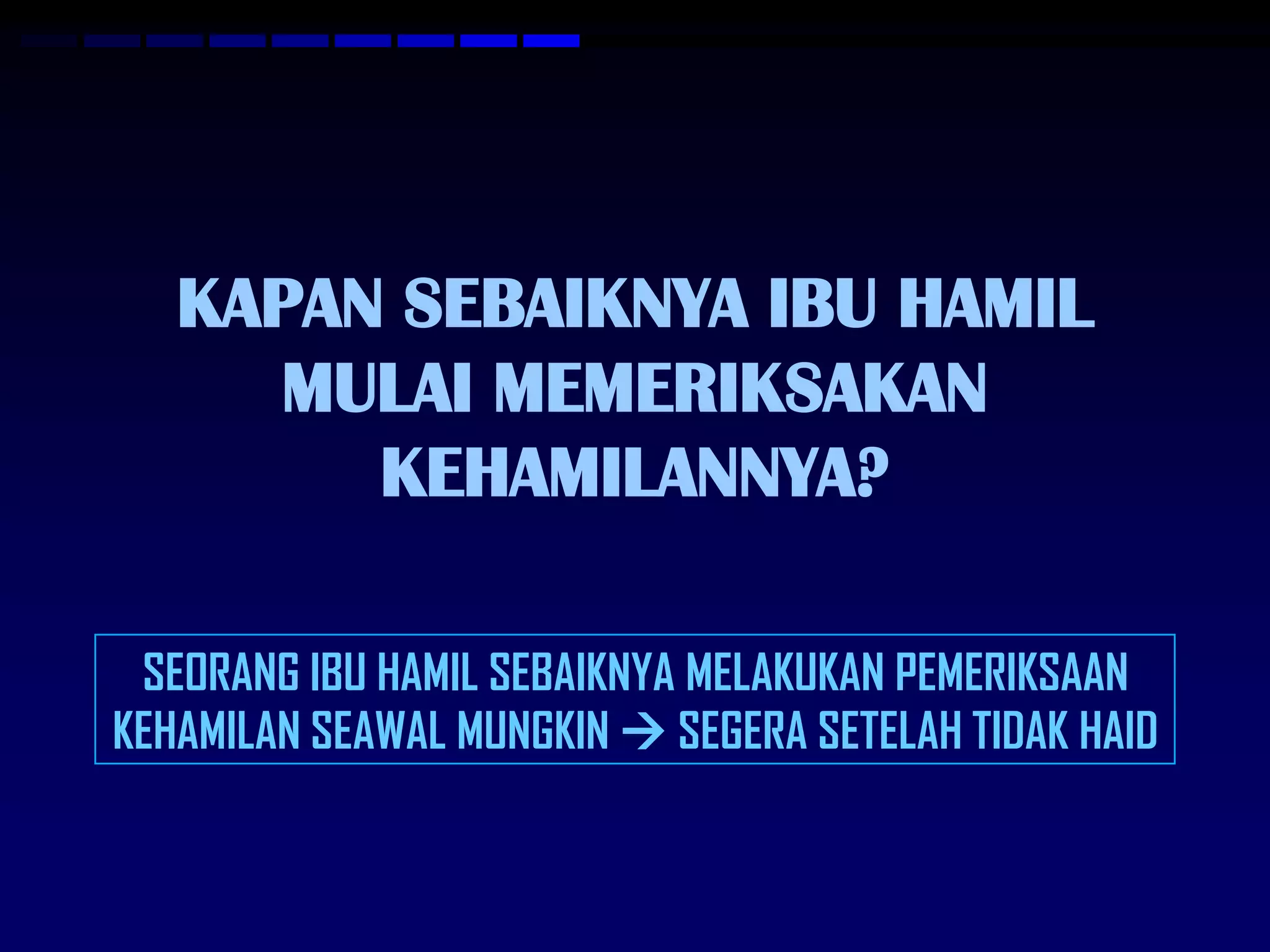 Penyuluhan Ibu Hamil Resiko Tinggi | PPTX