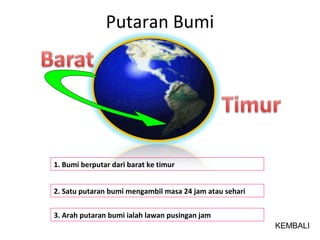 Lakarkan Gambar Rajah Putaran Bumi Pada Paksinya - Lorek Rajah