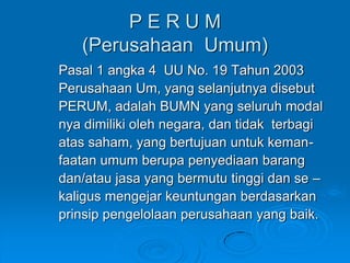 Bumn | PDF