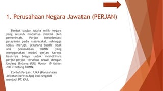 BUMN, BUMS & Koperasi | PPTX