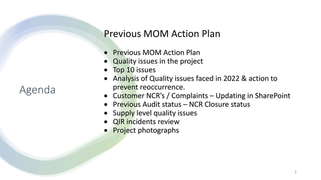 BU Monthly Project Quality Review Meeting Template - Feb 2023.pptx ...