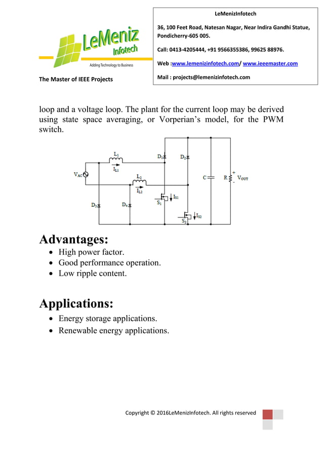 Bumpless control for reduced thd in power factor correction circuits ...