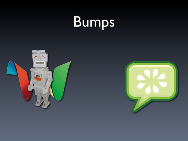 Bumps - Live Features with Google Wave and Cucumber | KEY | Robotics ...