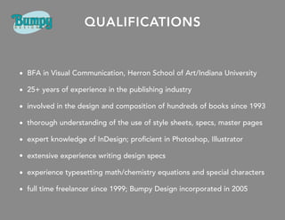 Bumpy Design: Book Design and Composition | PPT