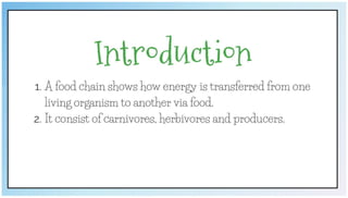 Food chain by Buncee | PPT