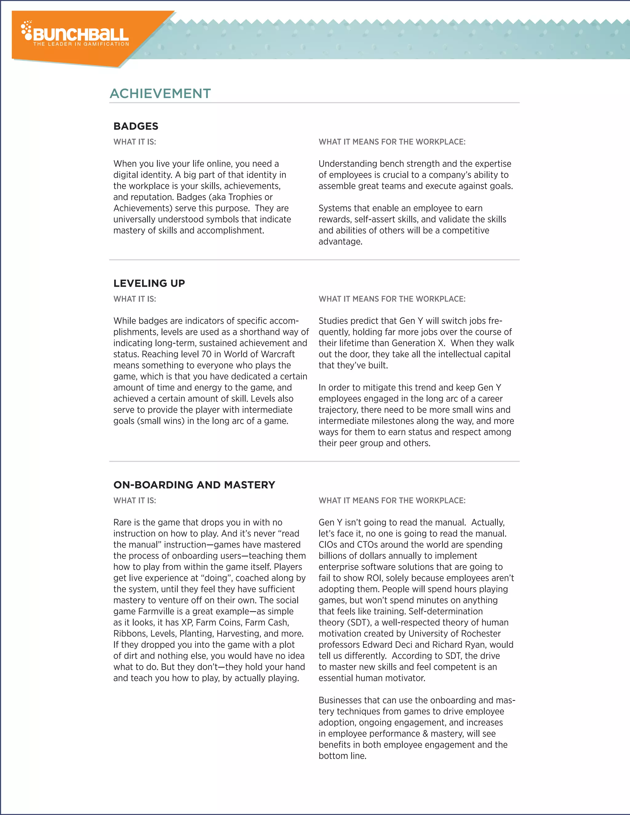 Enterprise Gamification: The Gen Y Factor | PDF