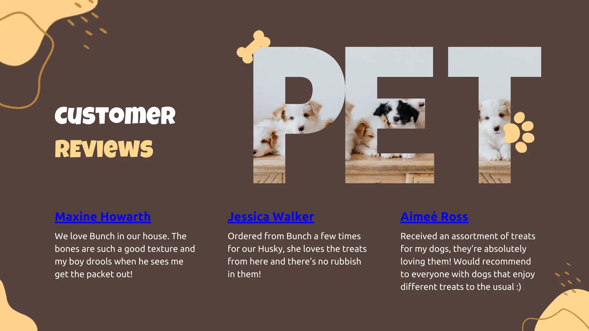 Bunch For Pets | PPTX | Pet Supplies | Pets