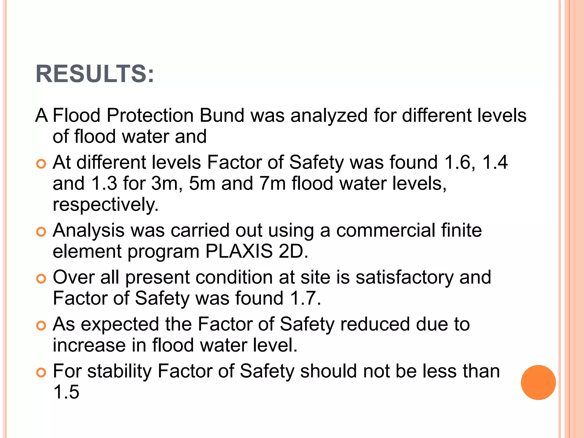 Analysis of Bund to avoid breach in Irrigation system of Sindh ...