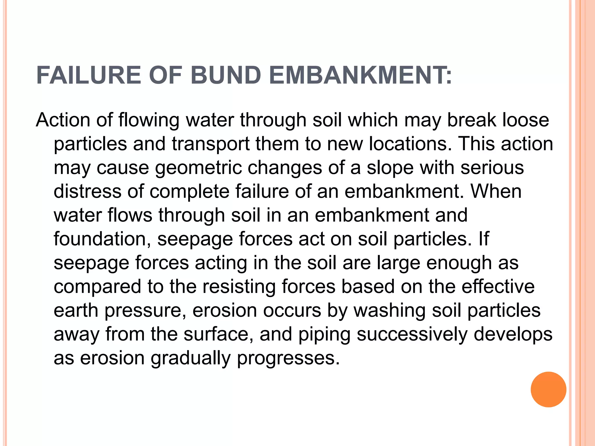 Analysis of Bund to avoid breach in Irrigation system of Sindh ...