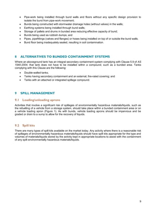 Bunding and spill management guidelines | PDF
