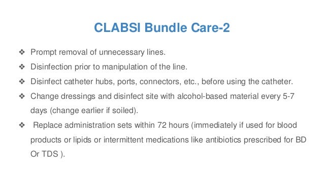 Bundle care under process | PPTX