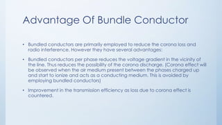 Bundle conductors in transmission line | PPTX