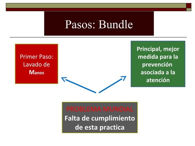 Bundle e Infecciones intrahospitalarias | PPT