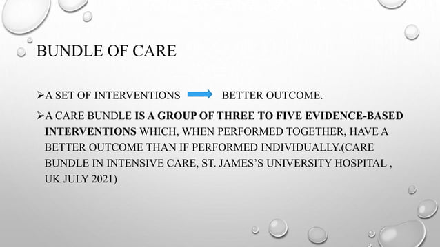 BUNDLE OF CARE.pptx | First Aid | Injuries