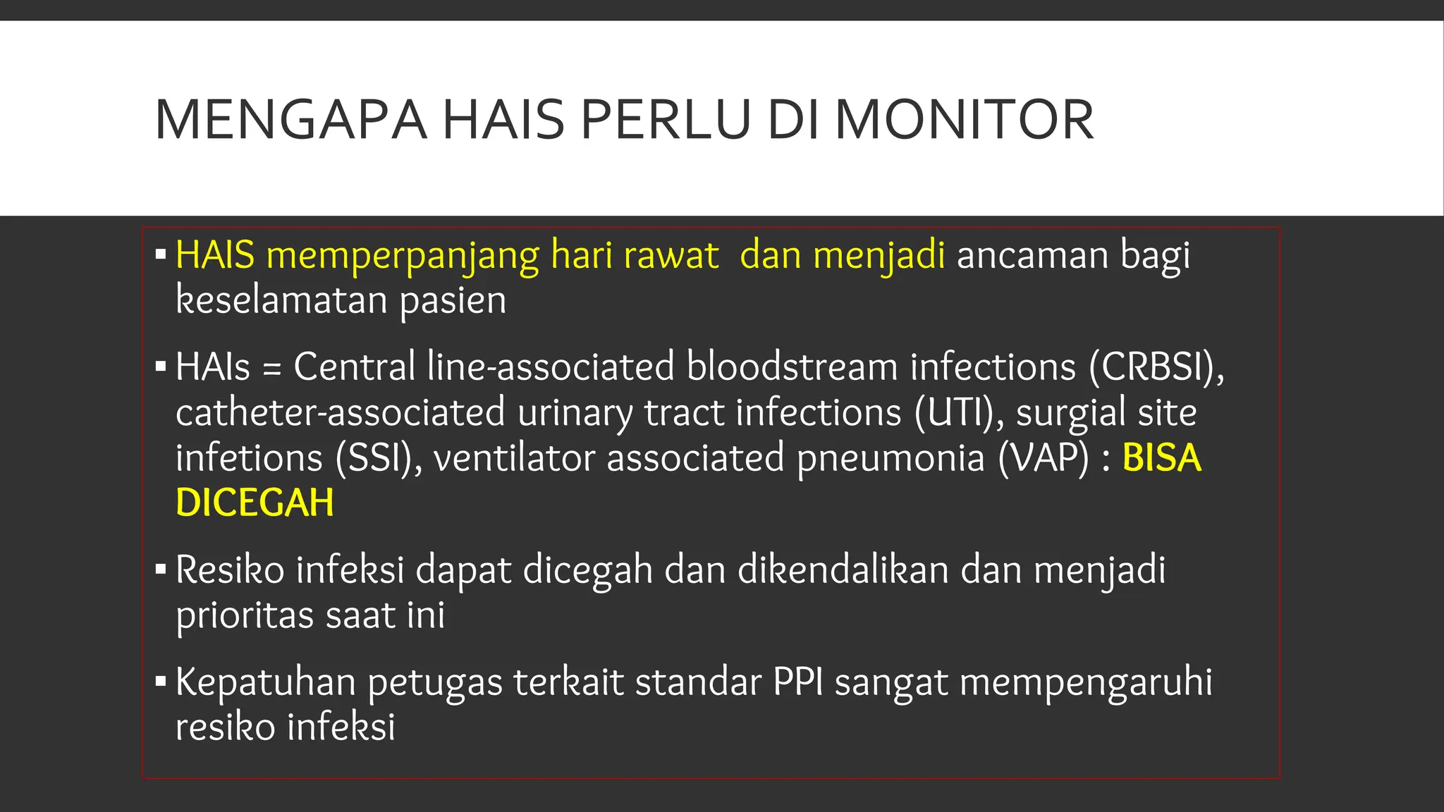 POWER POINT BUNDEL HAIS PPTDALAM PELAKSANAAN DI PUSKESMAS | PPTX