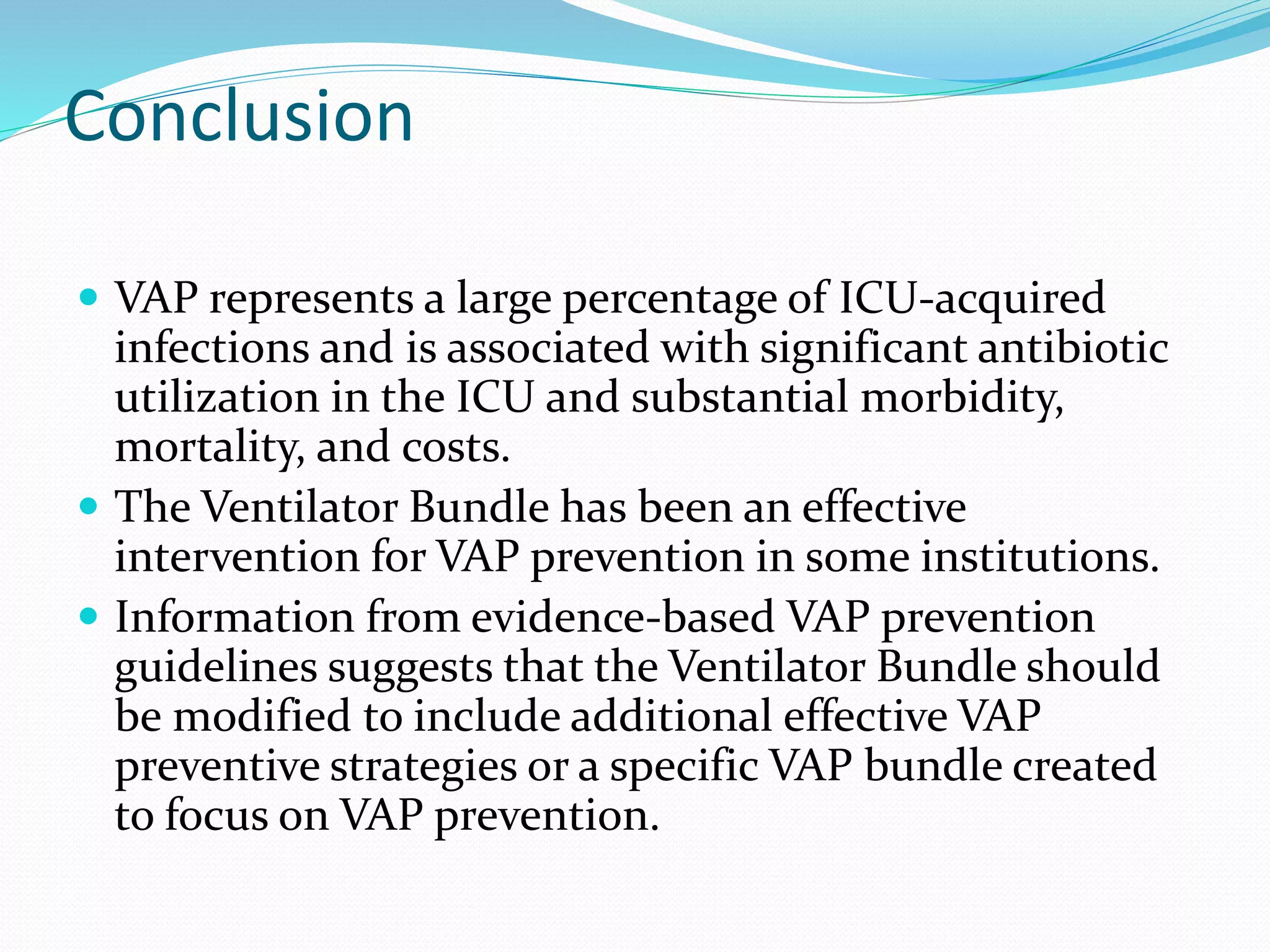Bundlestopreventventilator associatedpneumonia-140724021616-phpapp02 | PPTX