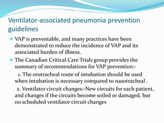 Bundlestopreventventilator associatedpneumonia-140724021616-phpapp02 | PPTX